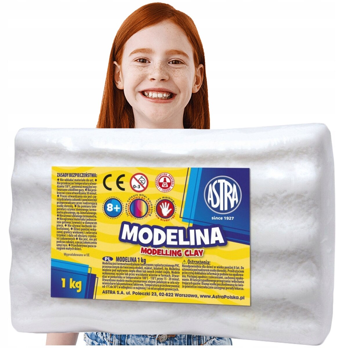 Lut modelabil Astra, 1kg, Alb - eMAG.ro