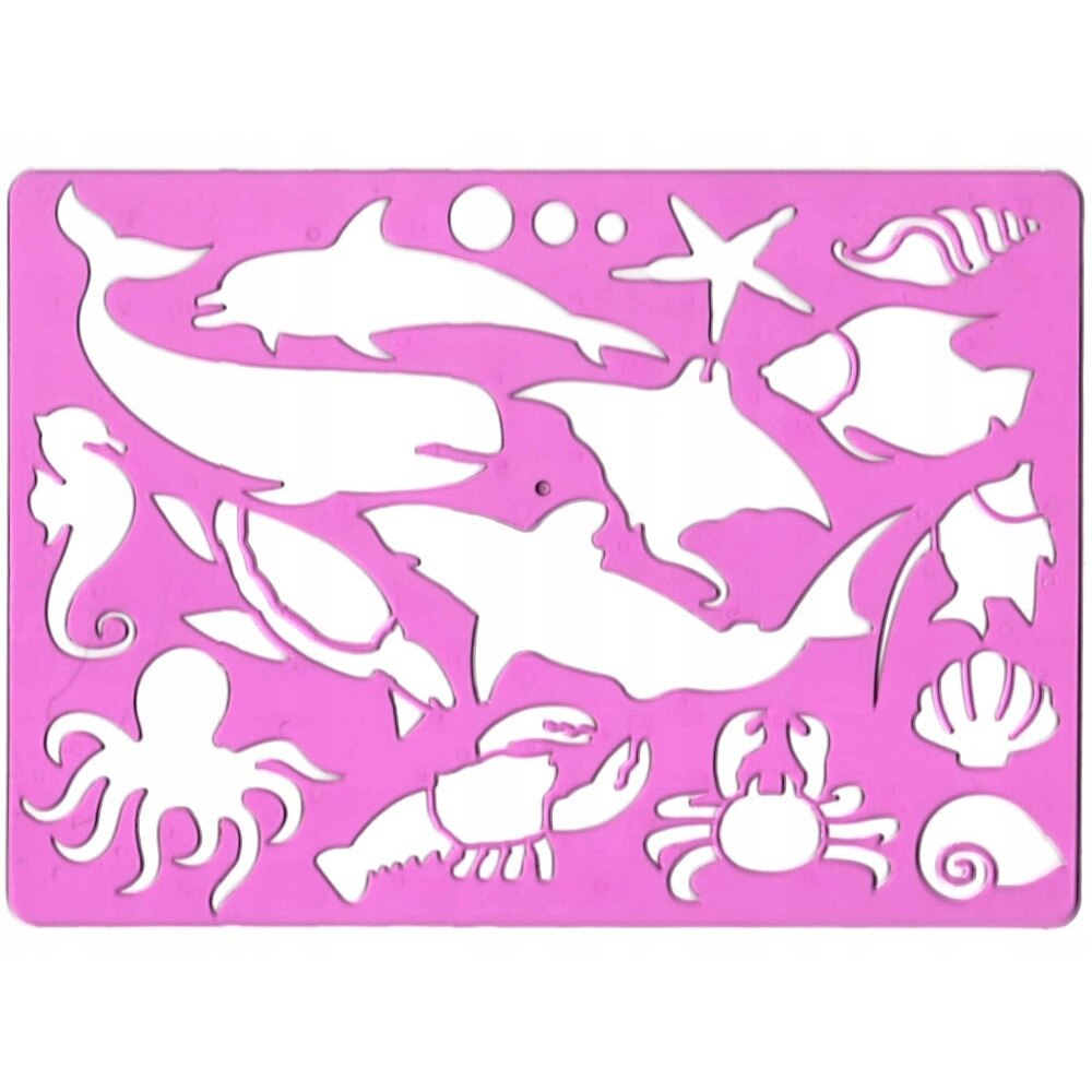 Sablon pentru desen, Koh-I-Noor, Model ocean - eMAG.ro