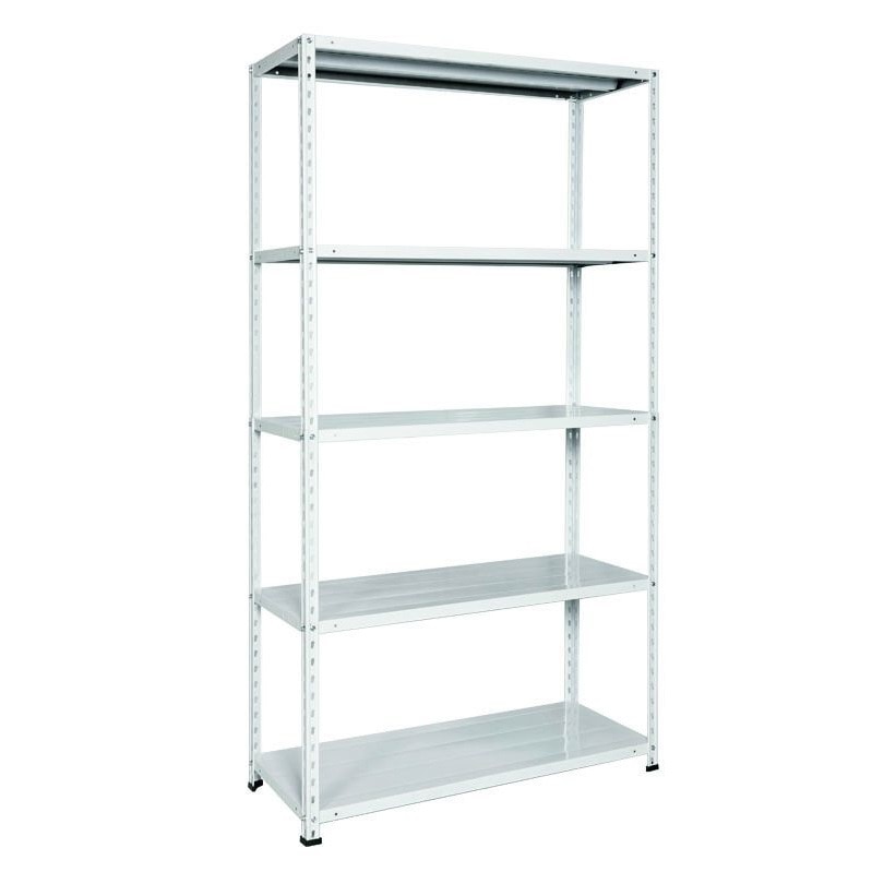 Raft metalic cu 5 polite metalice 180 kg/polita 270x100x50 cm montaj ...