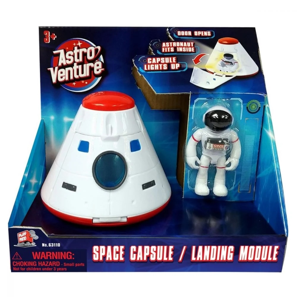 Capsula spatiala si figurina astronaut Astro Venture - eMAG.ro