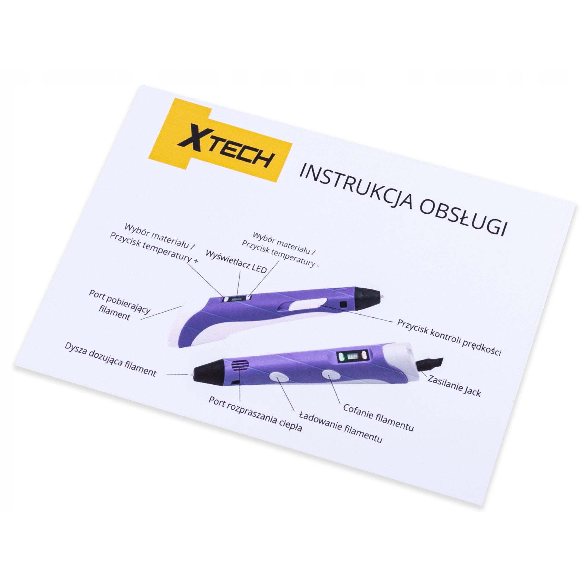 Creion 3D, XTECH, 200m, Multicolor - eMAG.ro