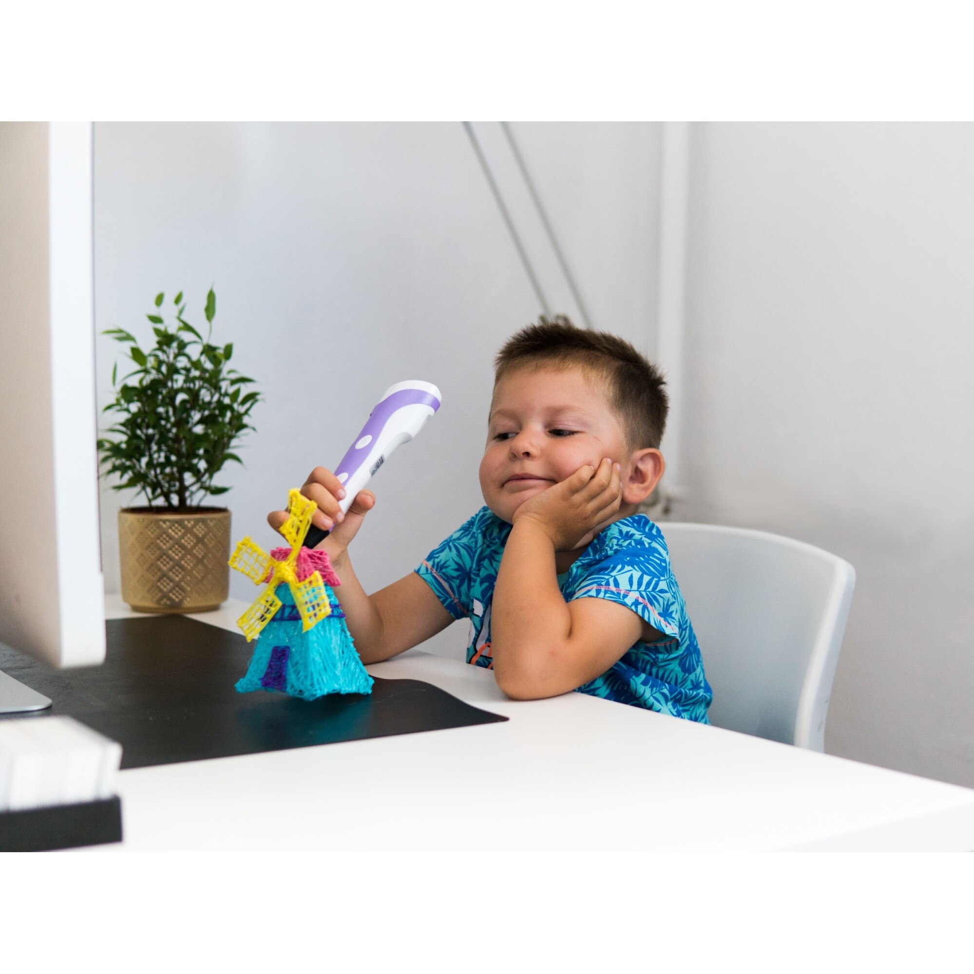 Creion 3D, XTECH, 200m, Multicolor - eMAG.ro