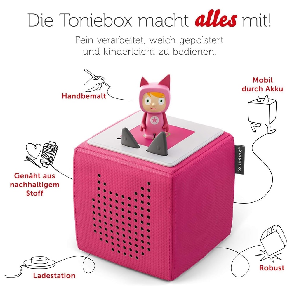 Интерактивна играчка Tonies Toniebox Starter Set 2107596 1-84, Аудио ...