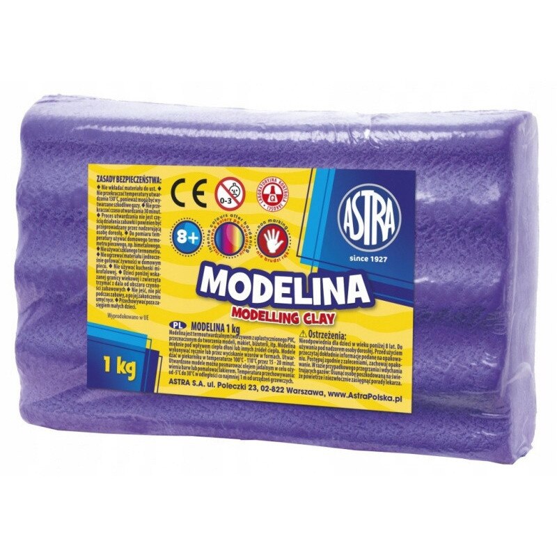 Pasta modelatoare, Astra, Violet, 1KG - eMAG.ro
