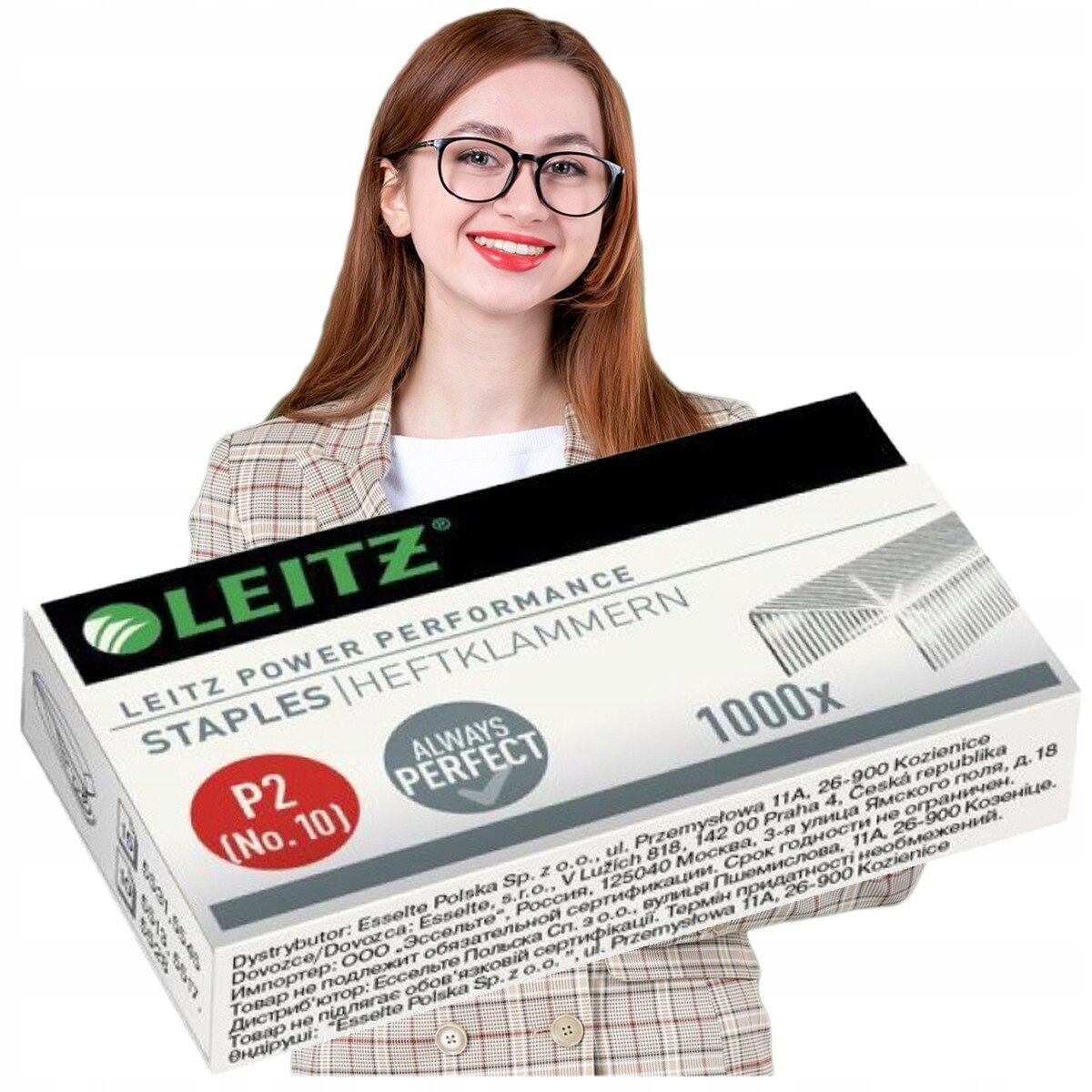 Set 1000 capse, Leitz, Otel, Argintiu - eMAG.ro