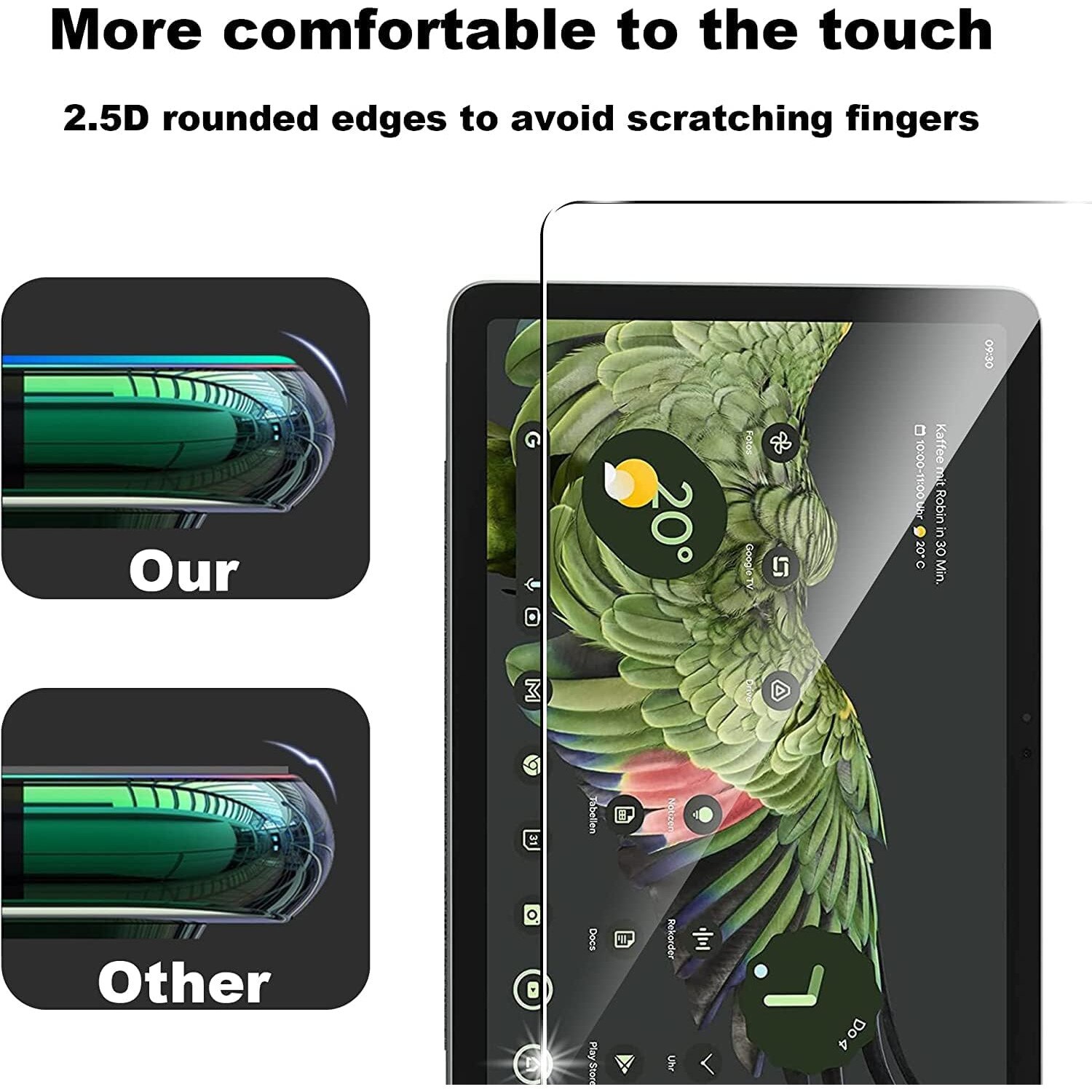 Folie Tempered Glass, Revomag, pentru Google Pixel Tablet 11 (2023 ...