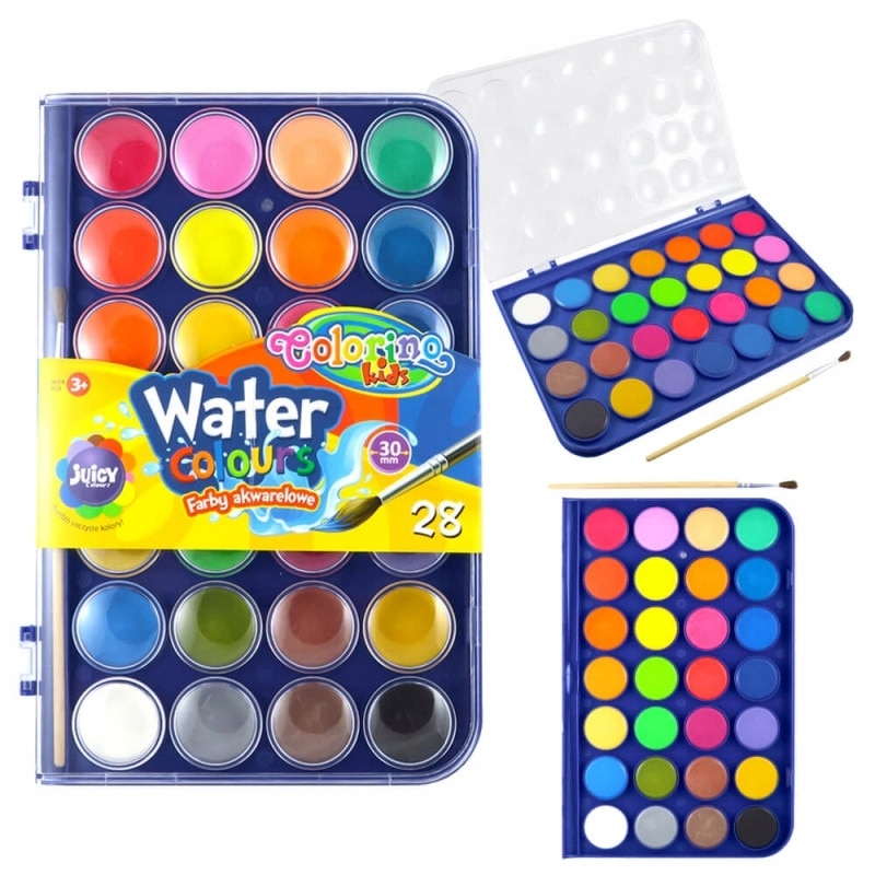 Set 28 acuarele, Colorino, Multicolor - eMAG.ro