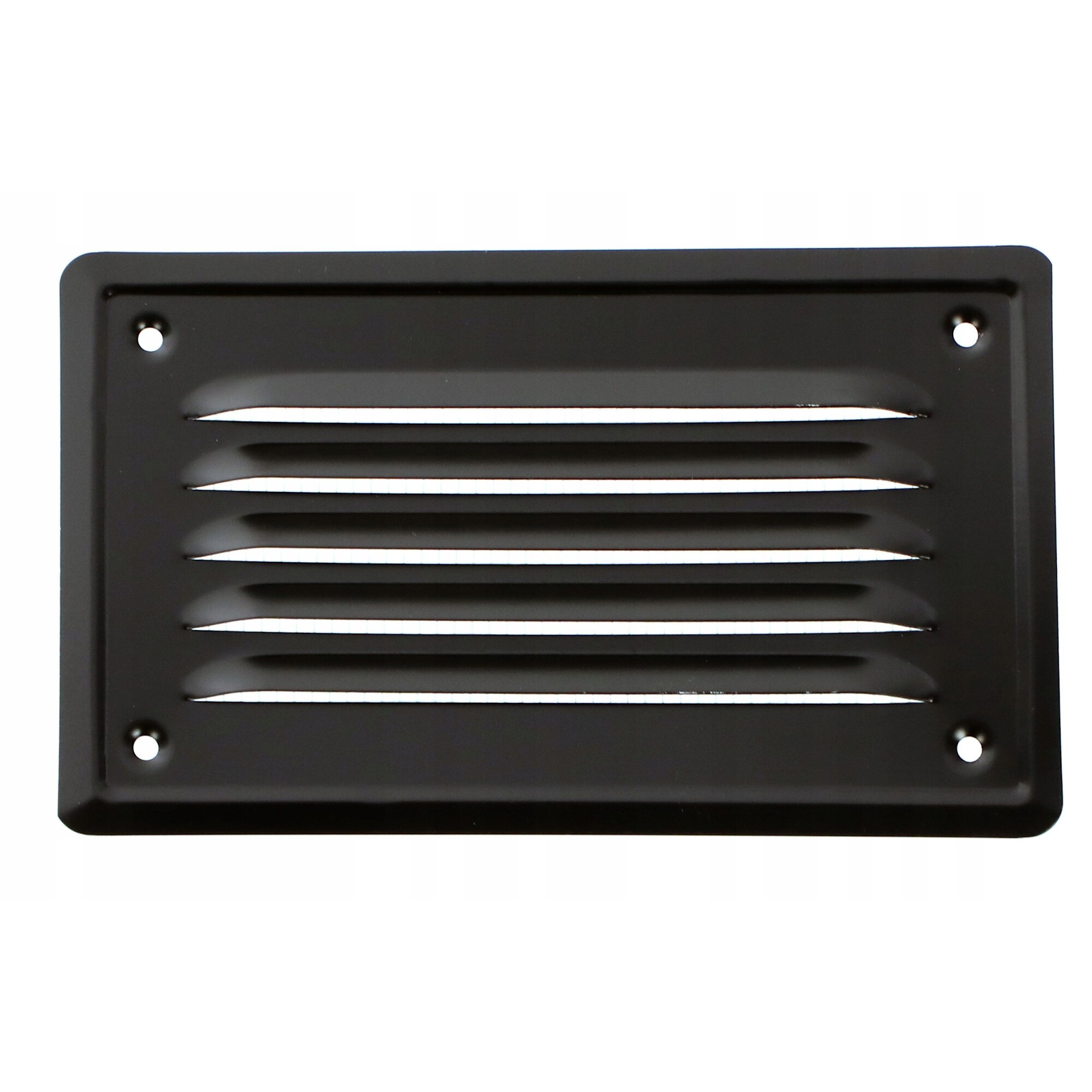 Grilaj de ventilatie, Otel, 10 x 16.5 cm, Negru - eMAG.ro