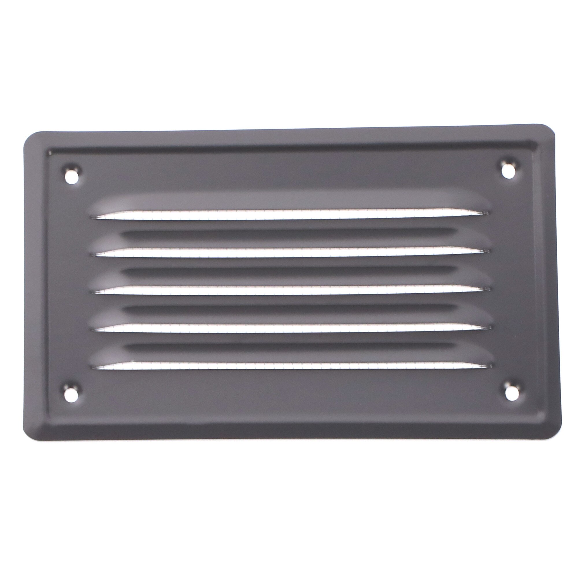 Grilaj de ventilatie, Otel, 10 x 16.5 cm, Gri - eMAG.ro