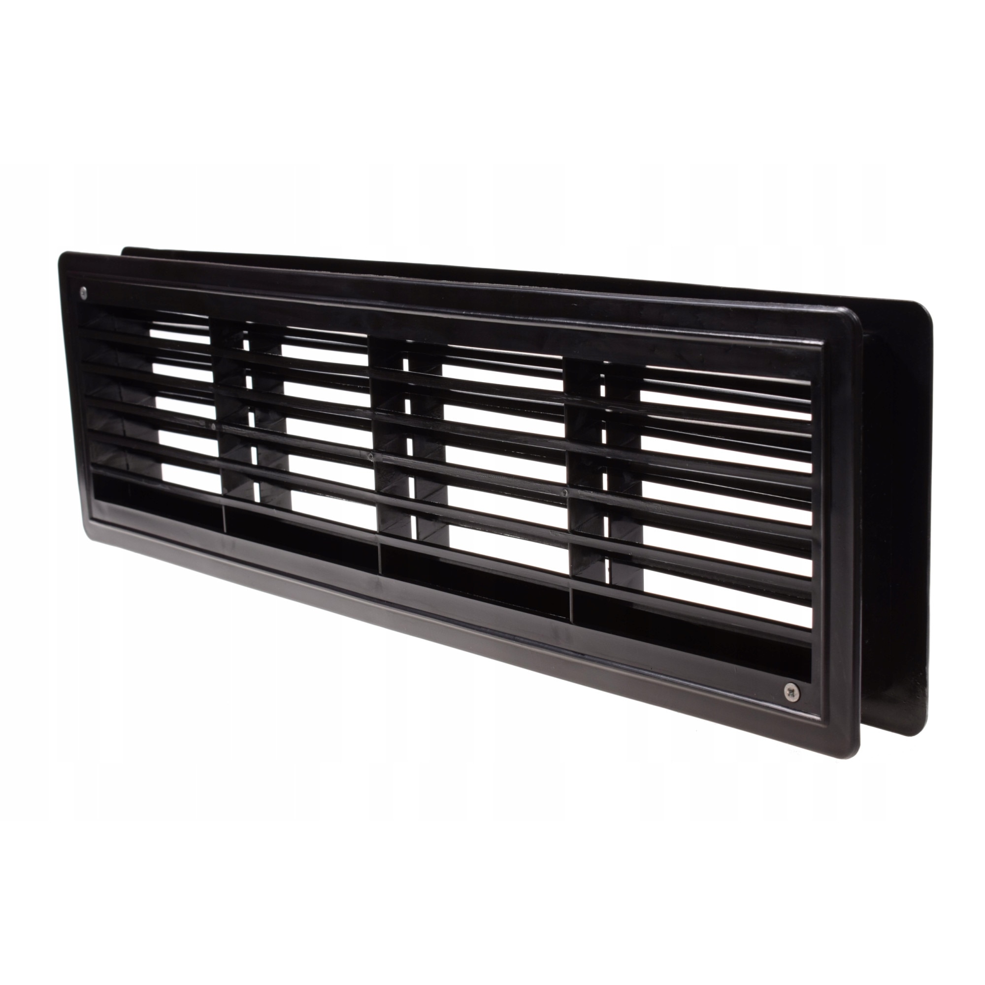 Grilaj de ventilatie, Plastic, 13.6 x 46 cm, Negru - eMAG.ro