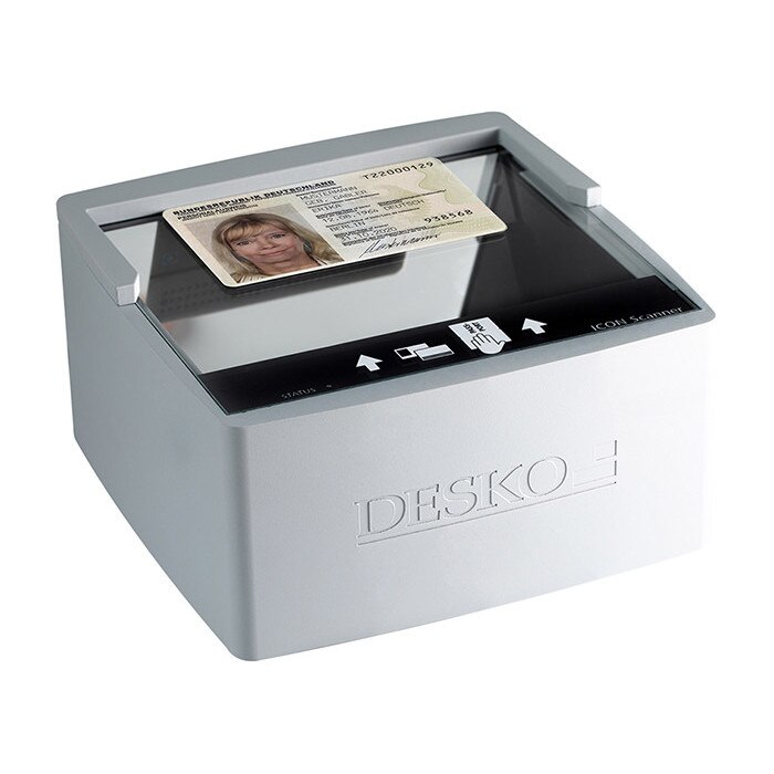 Scanner documente de identitate Desko Icon, OCR full-data reader - eMAG.ro