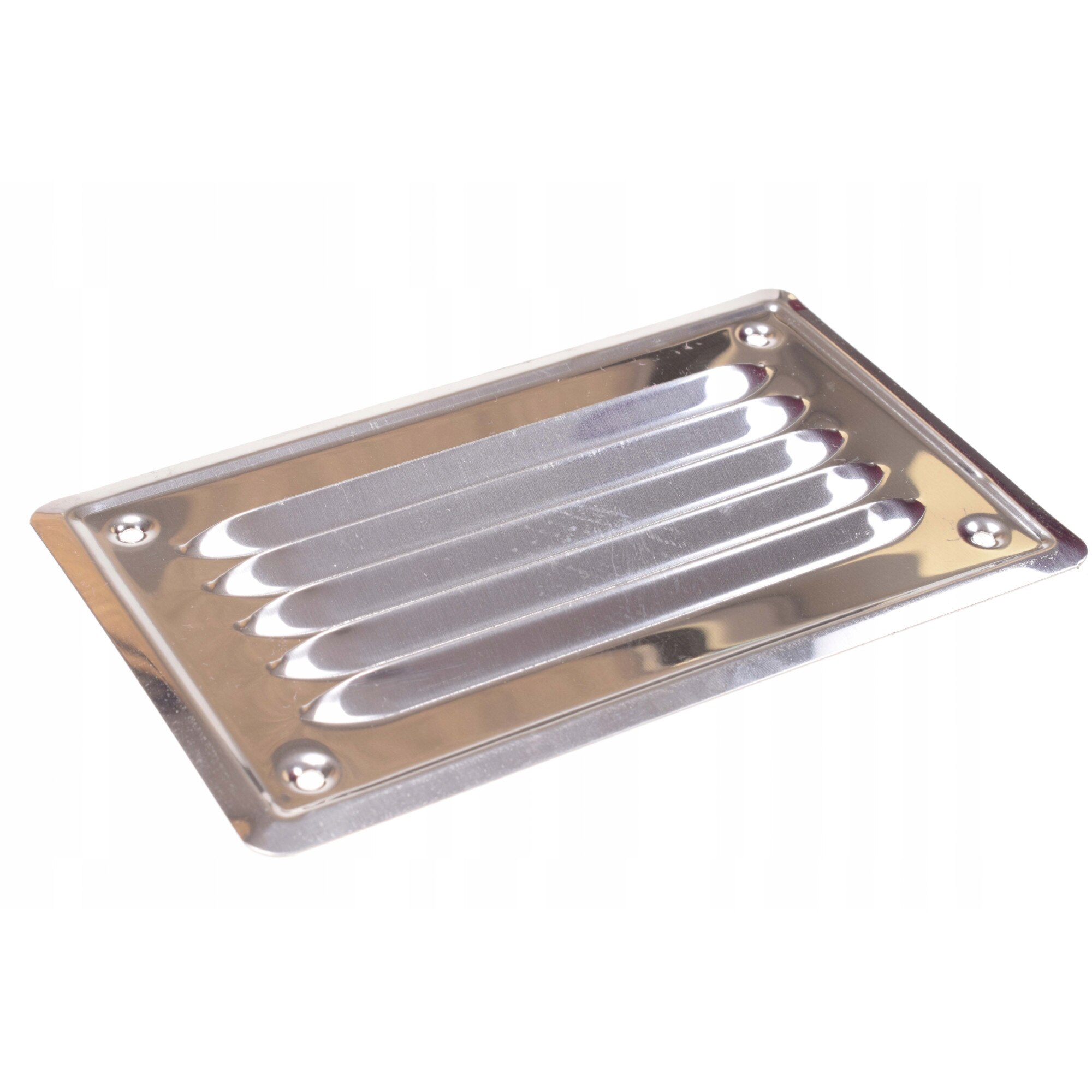 Grilaj de ventilatie, Inox,10 x 16.5 cm, Argintiu - eMAG.ro