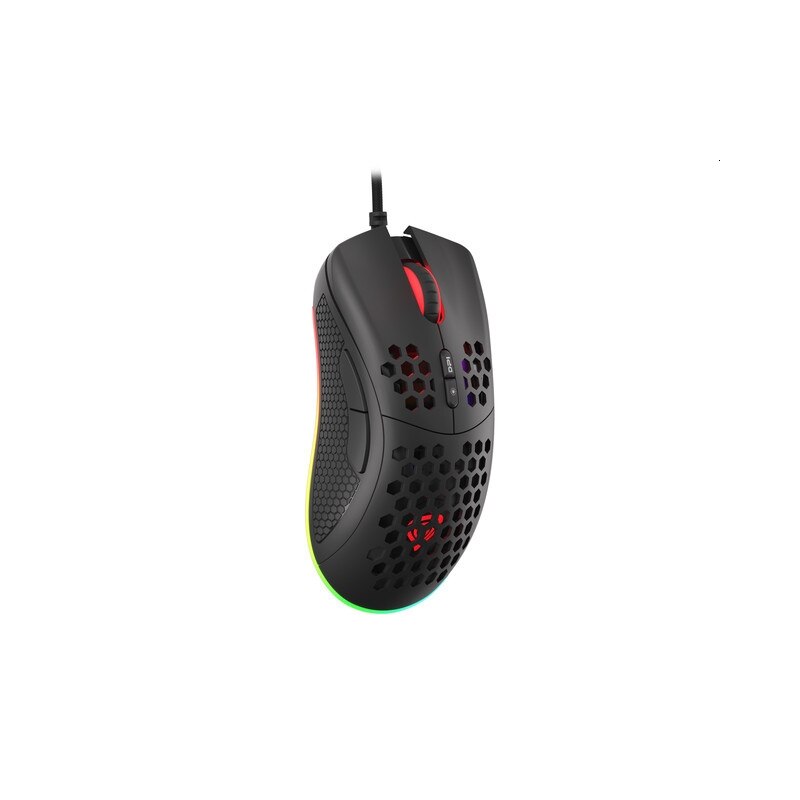 Mouse gaming, Genesis, USB, 8000 DPI, Iluminare LED, 7 butoane, Negru ...