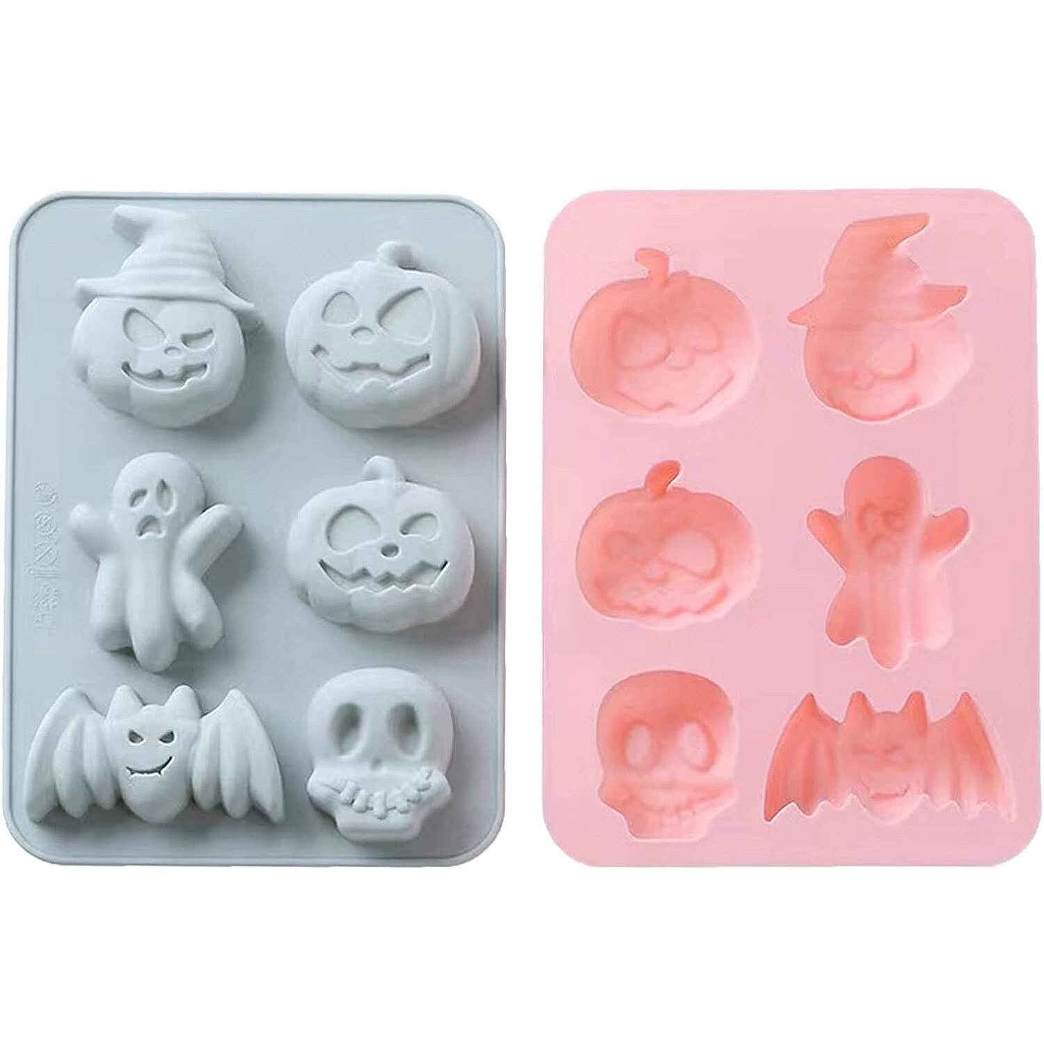 Set 2 Forme pentru prajituri, Cozevdnt, Model Halloween, Silicon, 21 ...