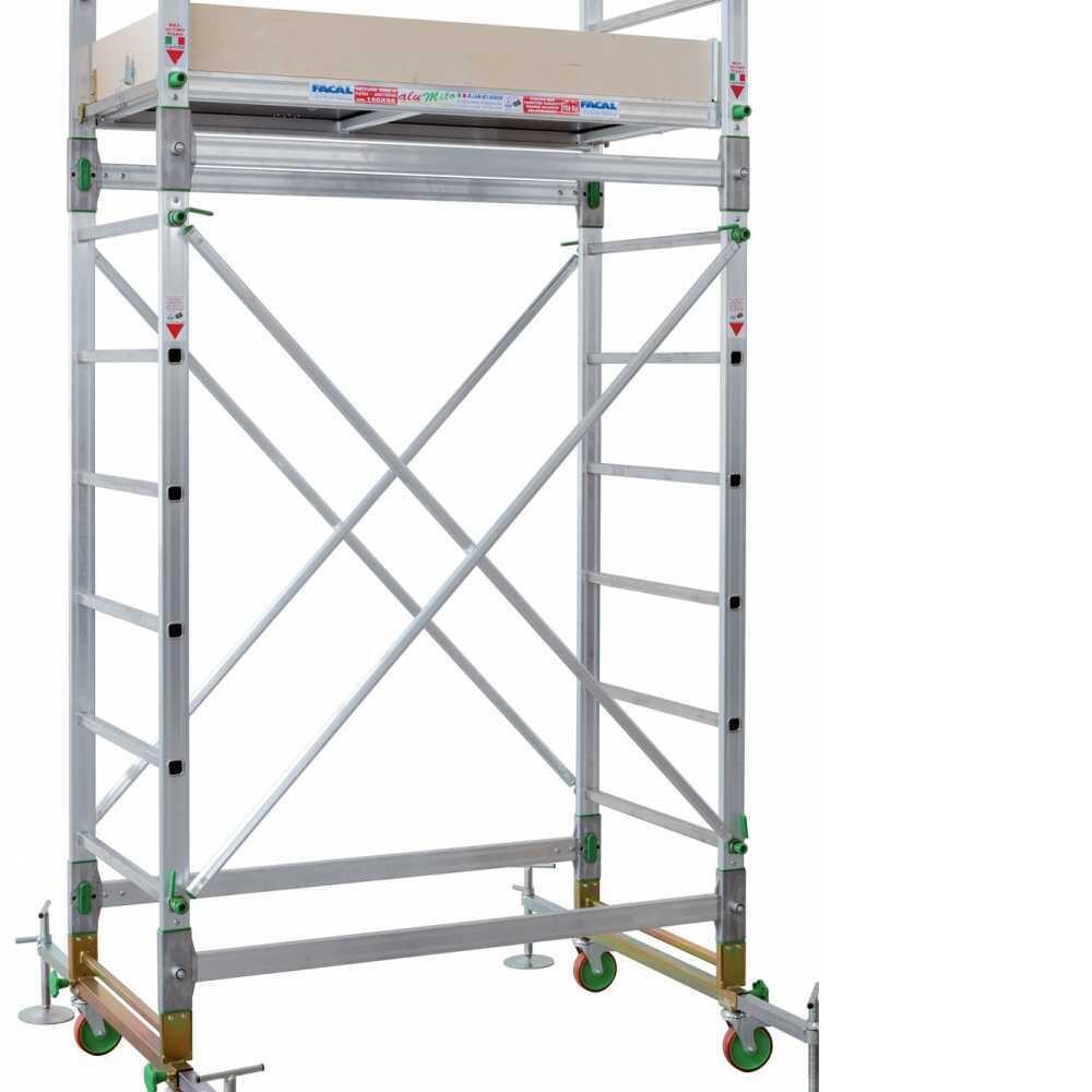 Schela mobila multifunctionala Facal Alumito, max 150 kg, 4.4 m ...