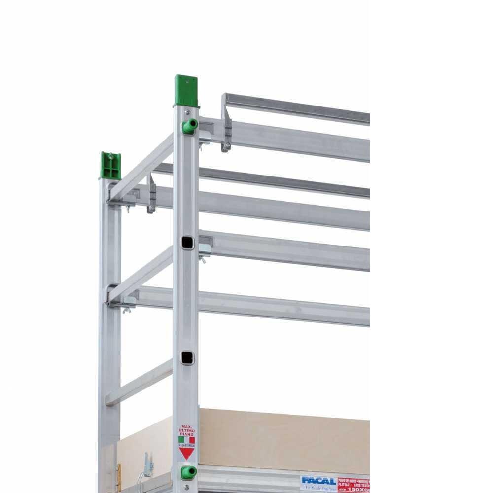 Schela mobila multifunctionala Facal Alumito, max 150 kg, 4.4 m ...