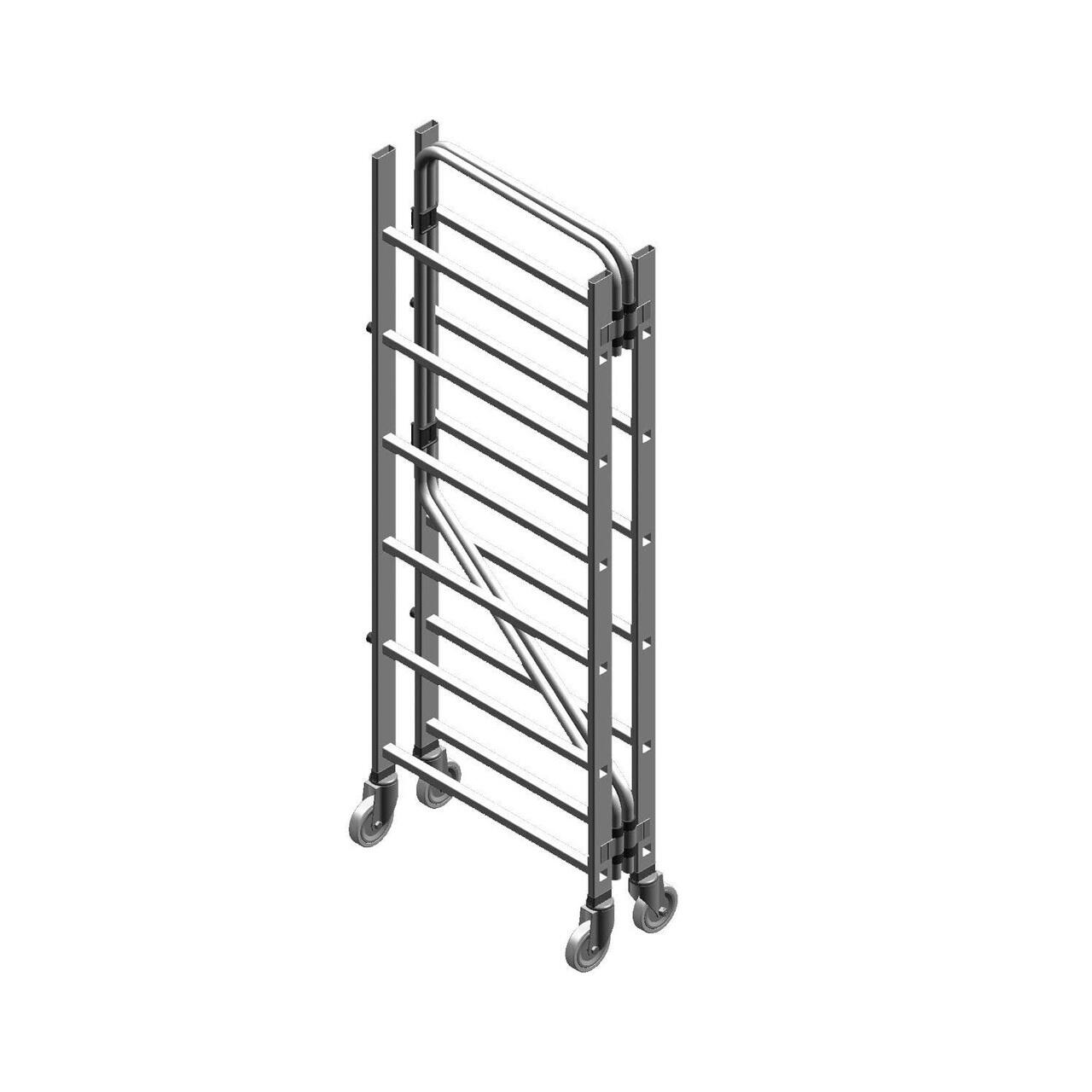 Schela mobila si pliabila Facal Piego, max 150 kg, 1.99 m, Aluminiu ...