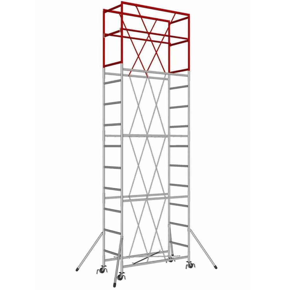 Schela mobila multifunctionala Svelt Cervino max 150 kg, 6.12 m, Otel ...