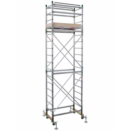 Schela mobila multifunctionala Facal Alumito Maxi, max 150 kg, 6.2 m ...