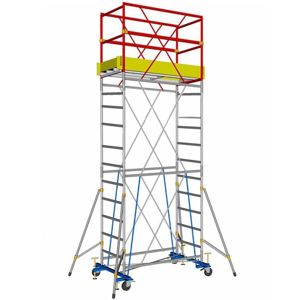 Schela mobila multifunctionala Svelt Euromedium, max 200 kg, 5.6 m ...