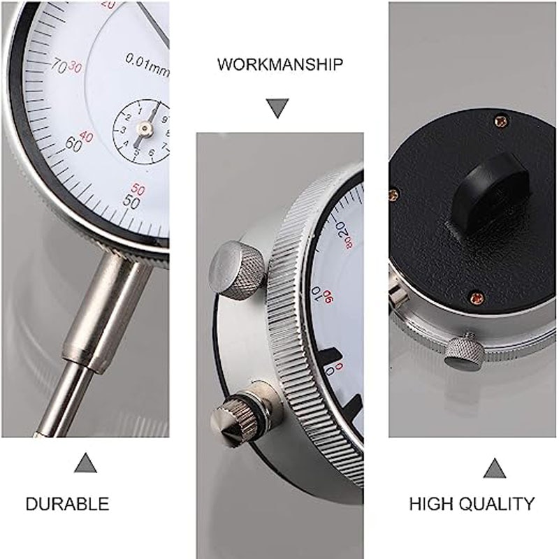 Indicator mecanic procentual, LLWL, Aluminiu, Argintiu - eMAG.ro