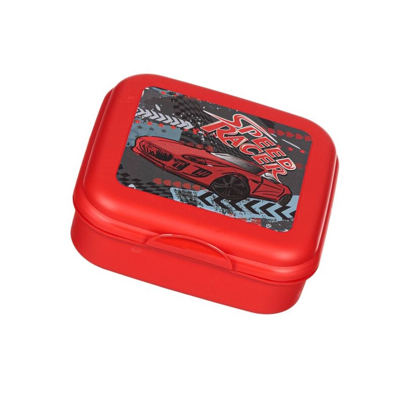 Caserola pentru alimente, copii, Masina Curse, Rosu, Baieti, 630 ml ...
