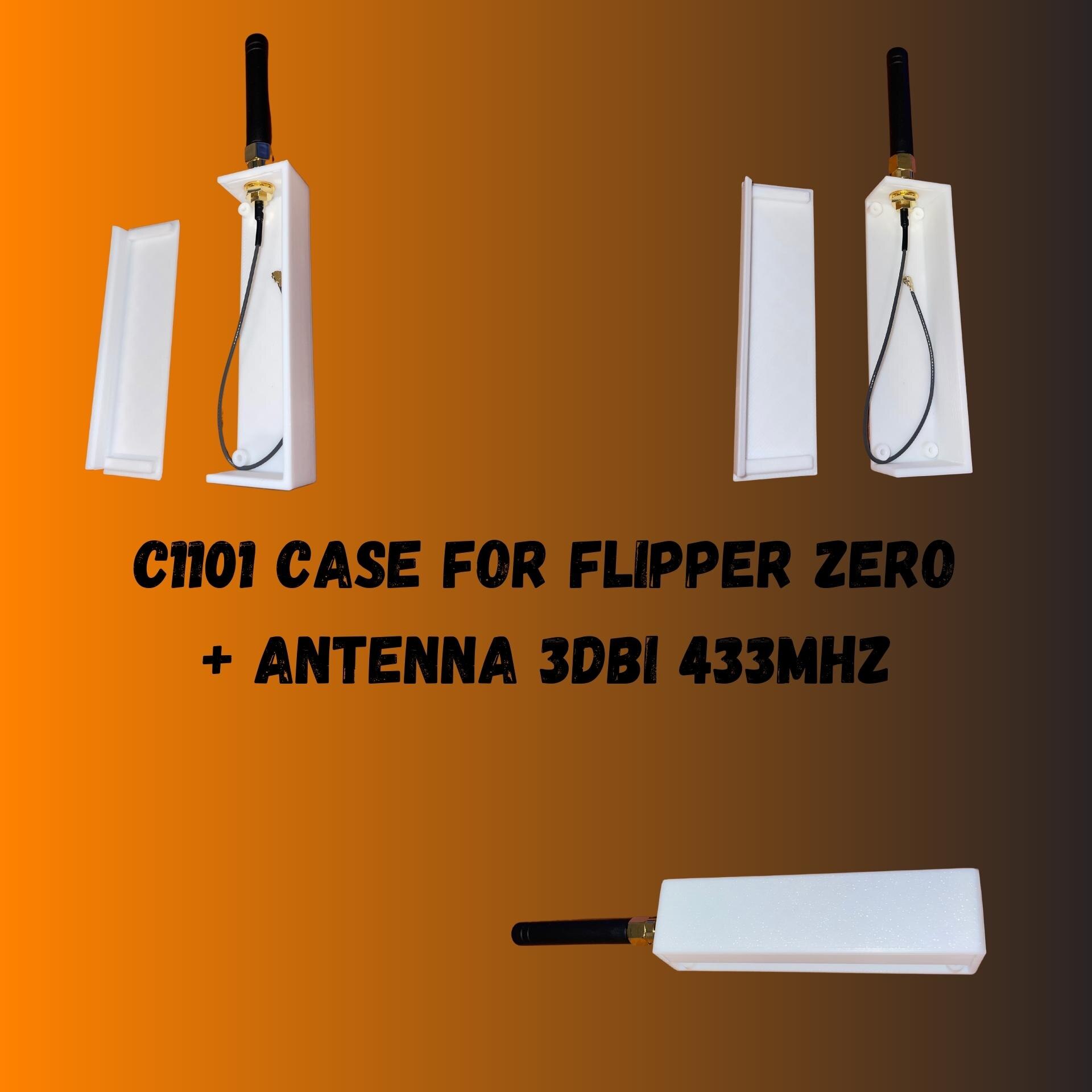 Carcasa C1101 pentru Flipper Zero + Antena Lorawan 3Dbi--433Mhz - eMAG.ro