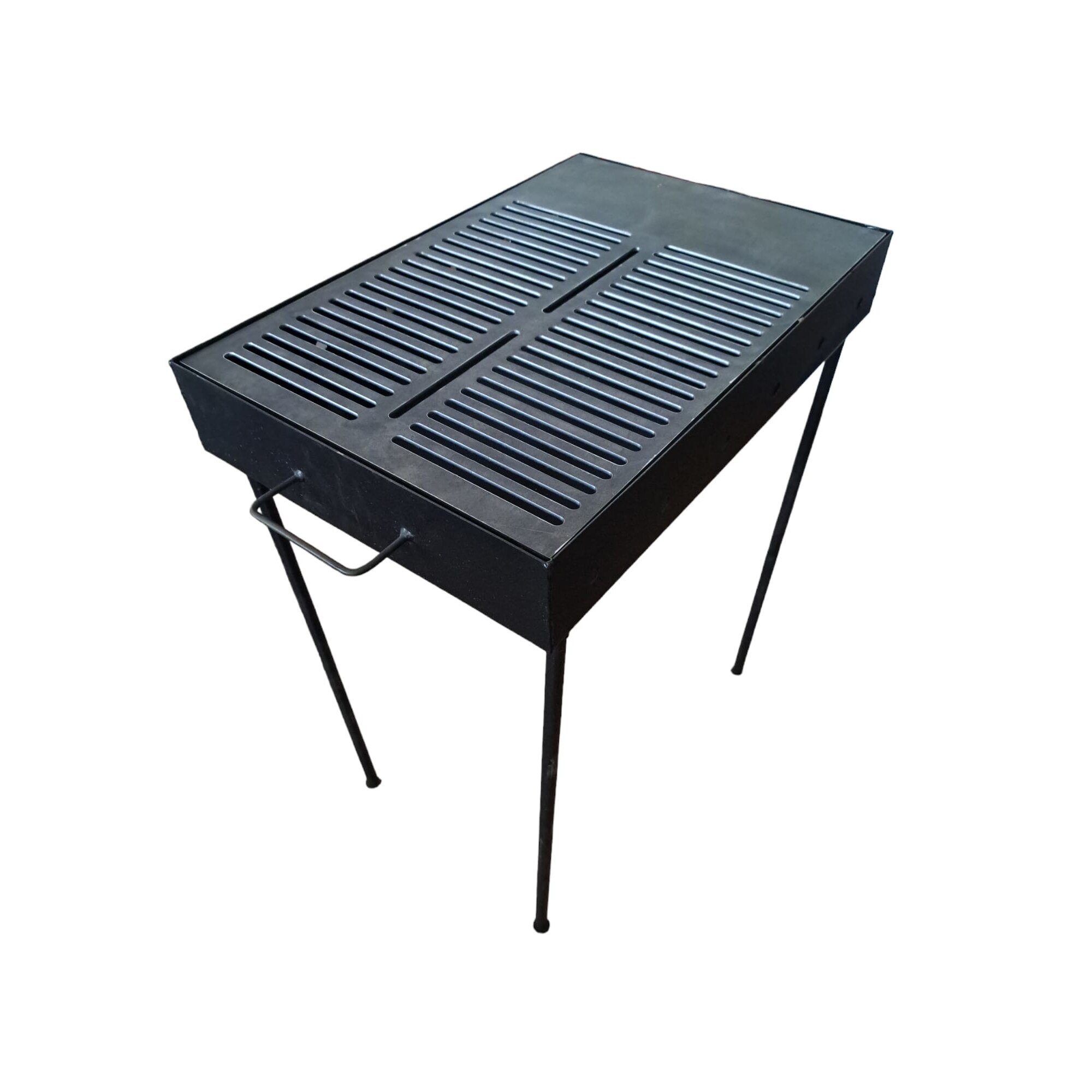 Gratar demontabil metalic pe carbuni, dimensiuni plita 60cm x 40cm ...