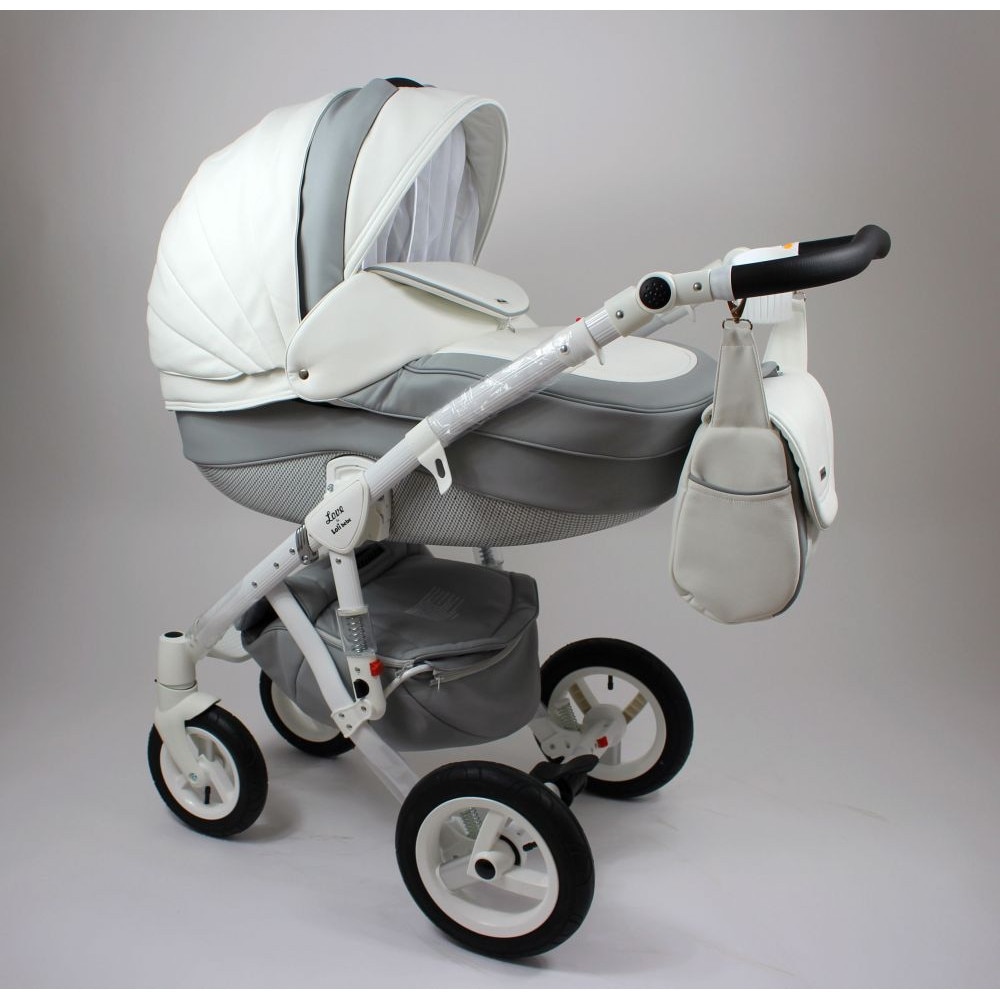 Carucior copii 3 in 1 Love Deluxe Grey Carbon - eMAG.ro