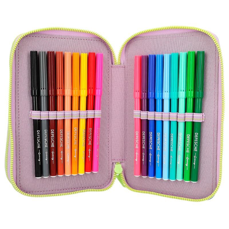Penar echipat, Top Model, PVC, 18 creioane, 6 ani, Multicolor - eMAG.ro