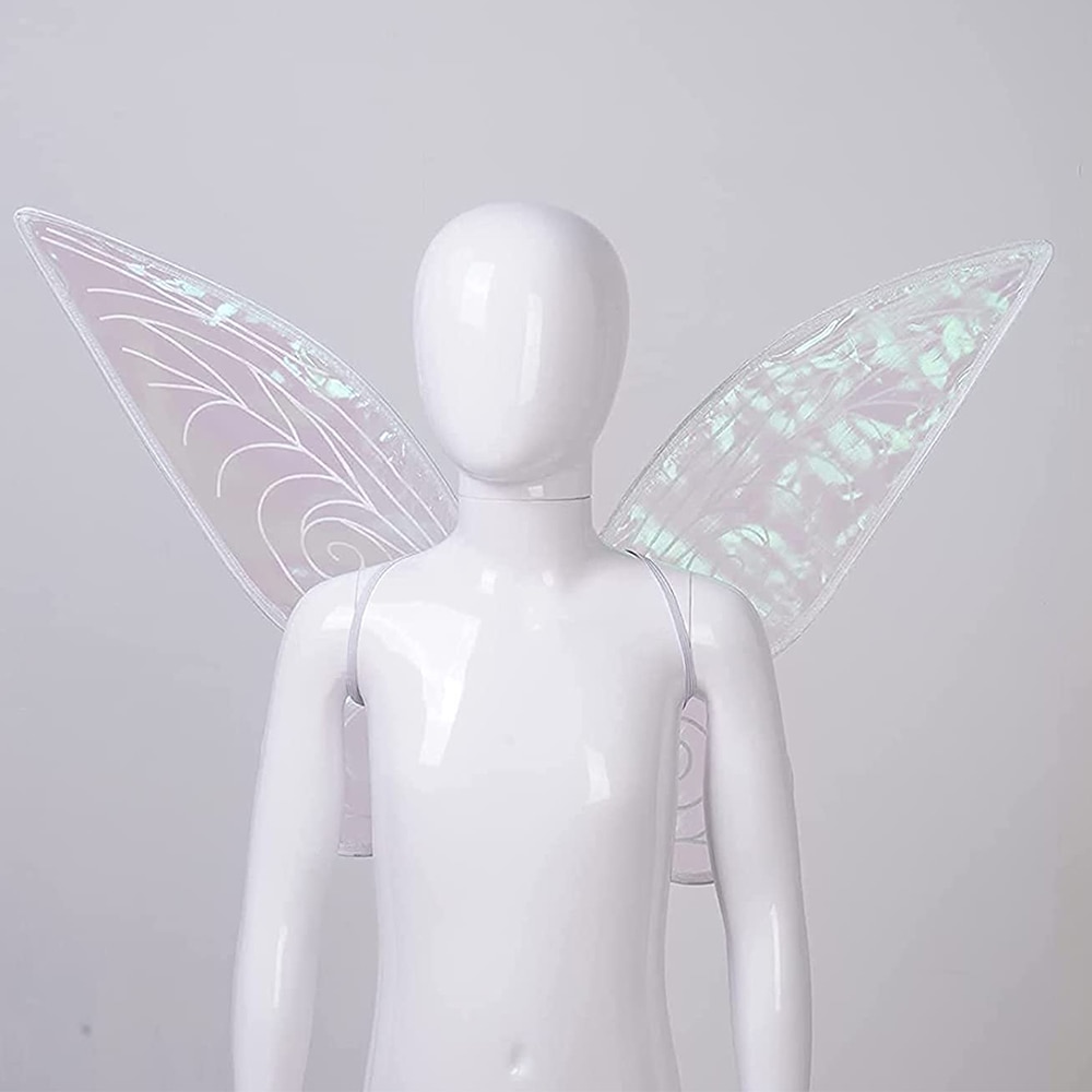 Aripi de zana pentru copii, Cozevdnt, Plastic, 60x48 cm, Alb - eMAG.ro