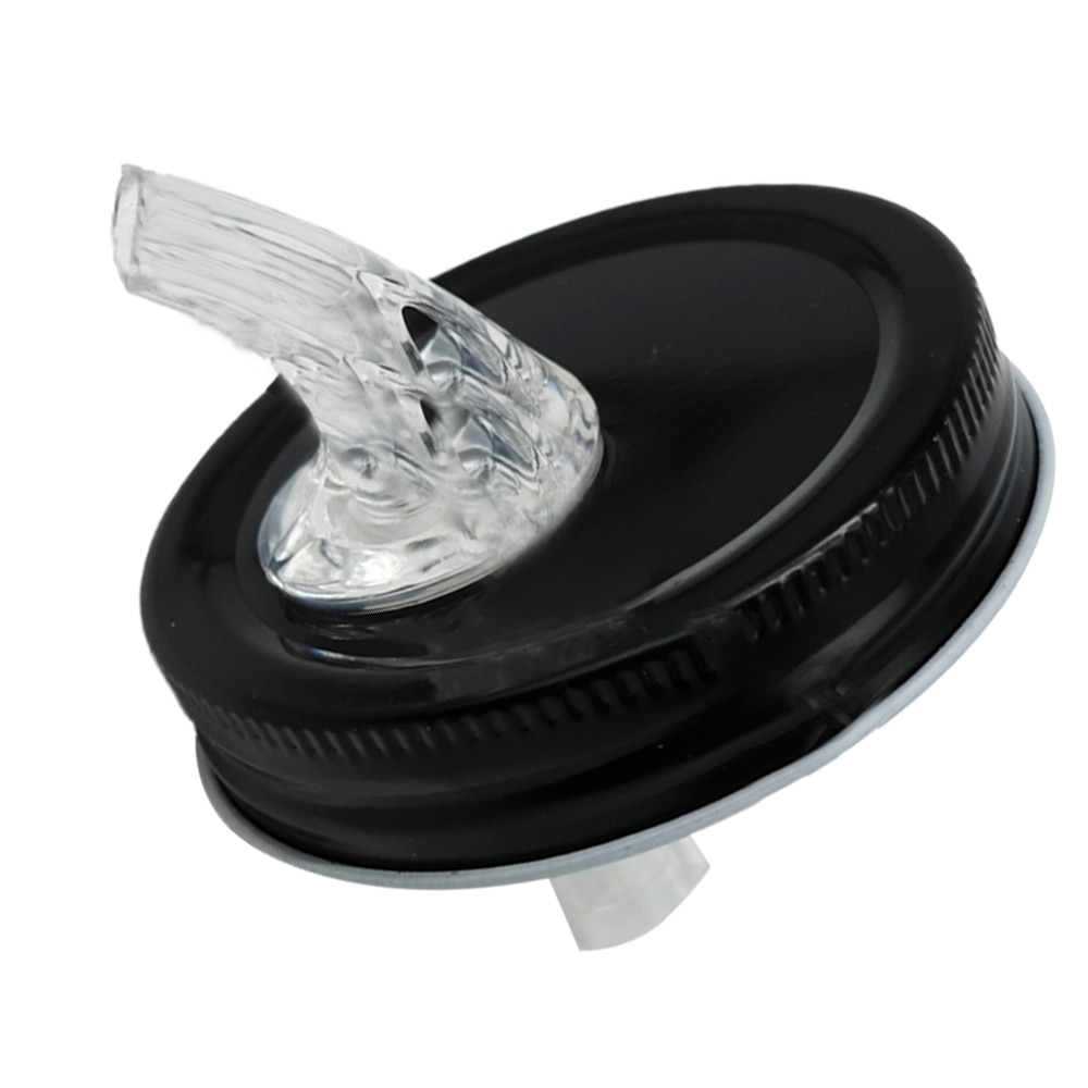 Capac pentru borcane, Cu picurator, Negru - eMAG.ro