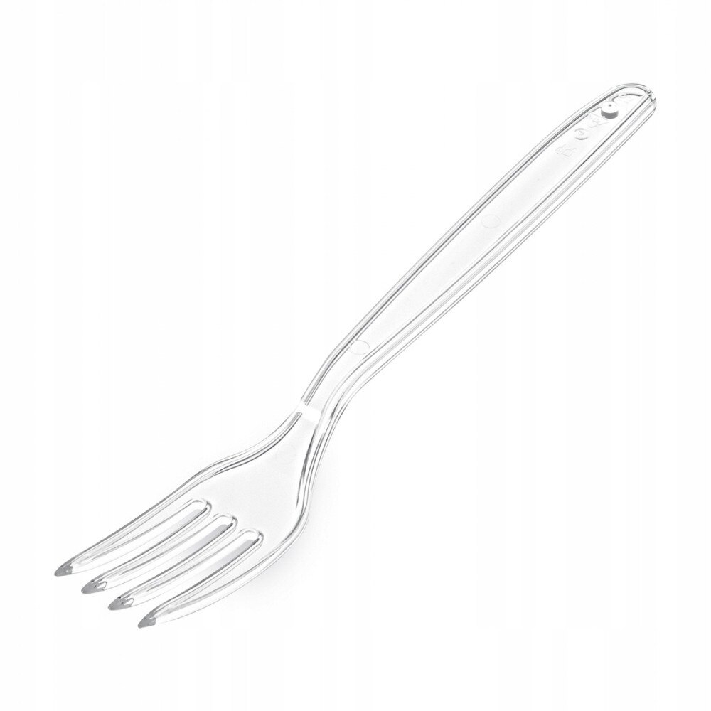 Set 50 furculite, Papstar, Plastic, Transparent - eMAG.ro