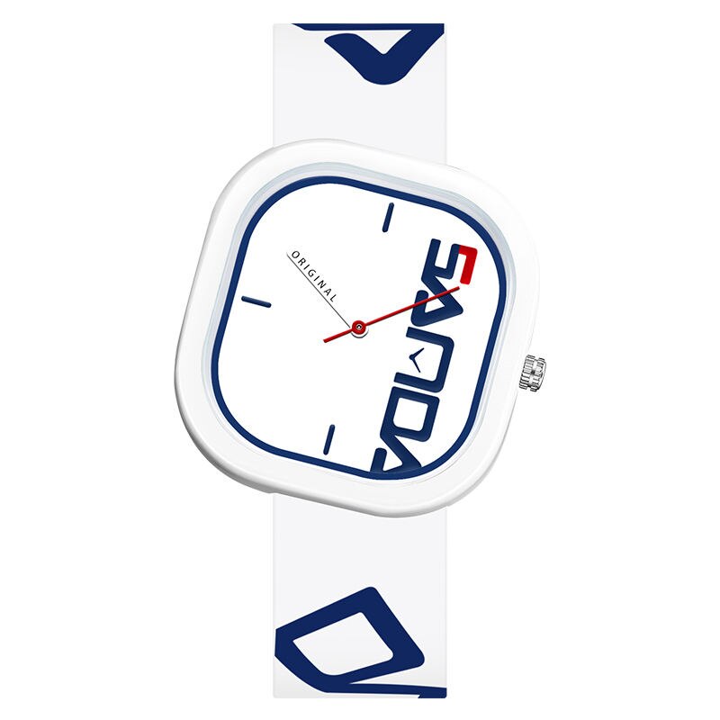 Ceas pentru copii Sanda Classy V2, Alb - eMAG.ro