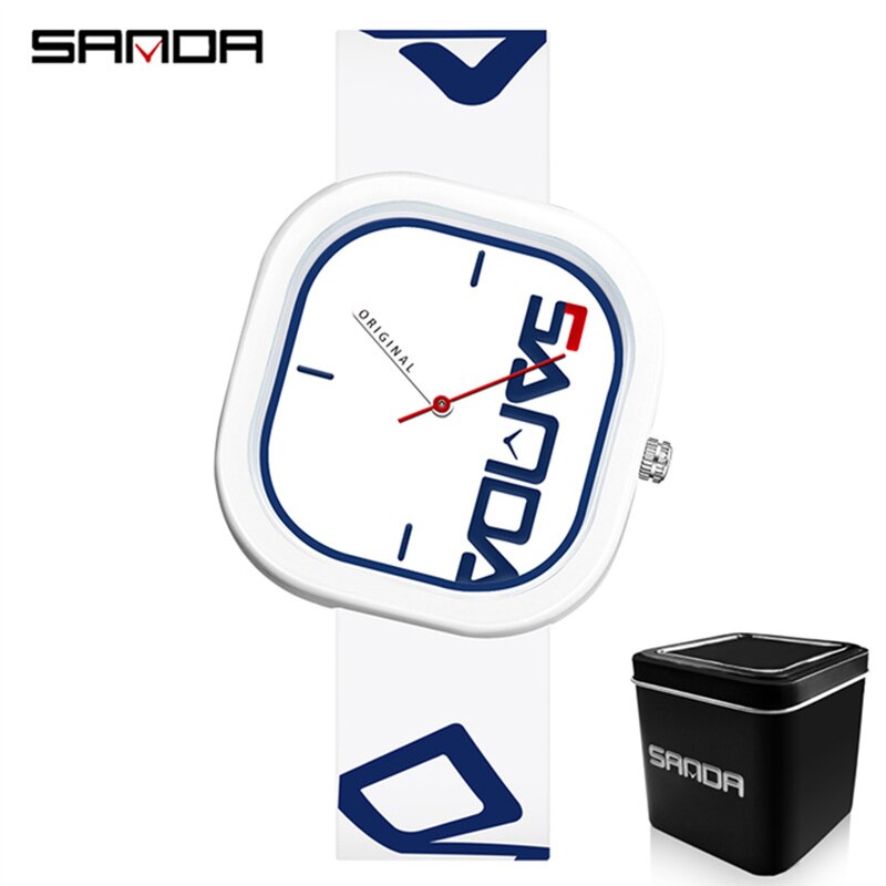 Ceas pentru copii Sanda Classy V2, Alb - eMAG.ro