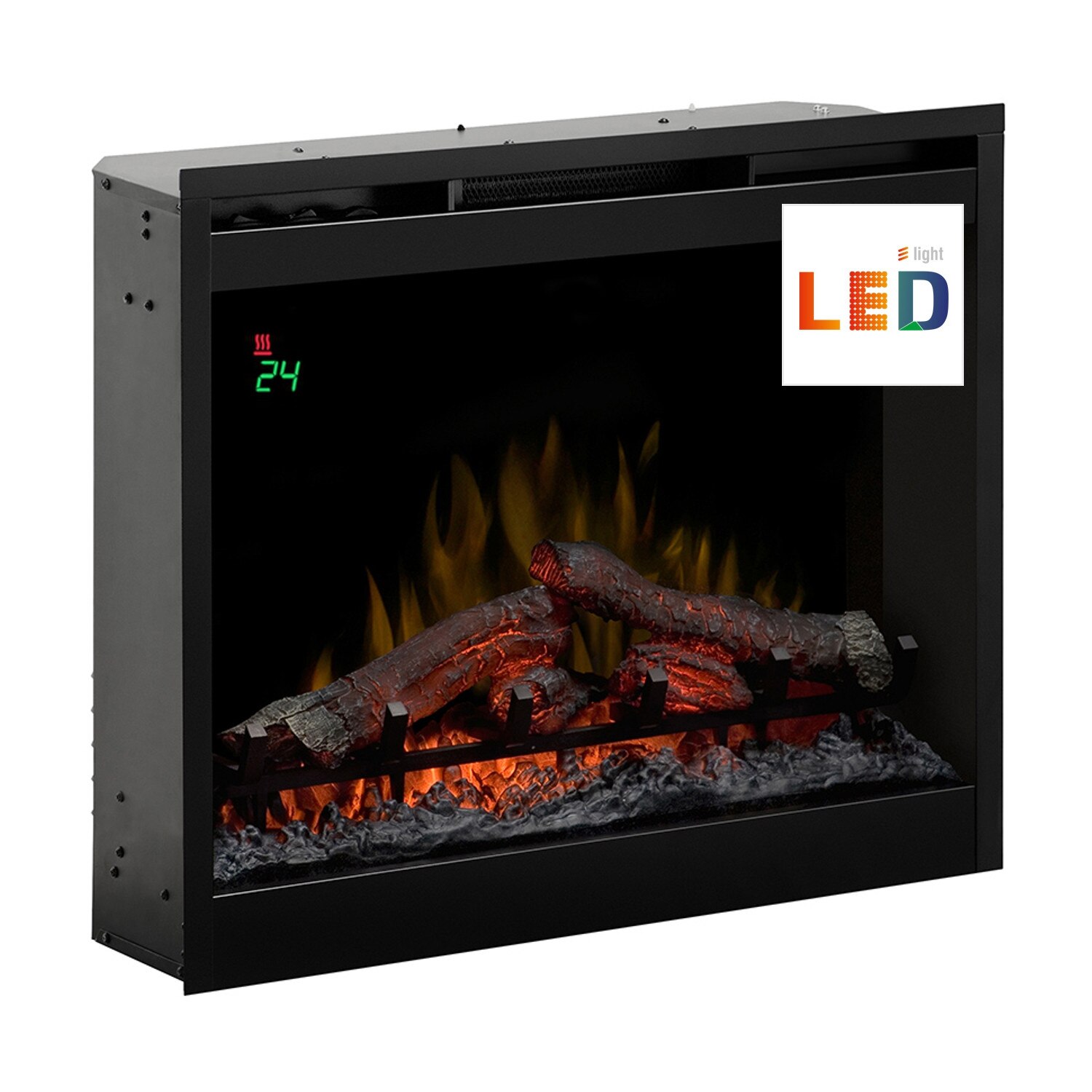 Semineu Porto MAX Stejar - cu focar electric 3D Dimplex Optiflame ...