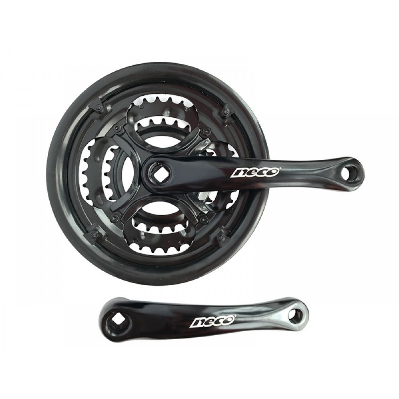 Angrenaj Pedalier NECO P-3001 42x32x24T, Brat 170mm - eMAG.ro