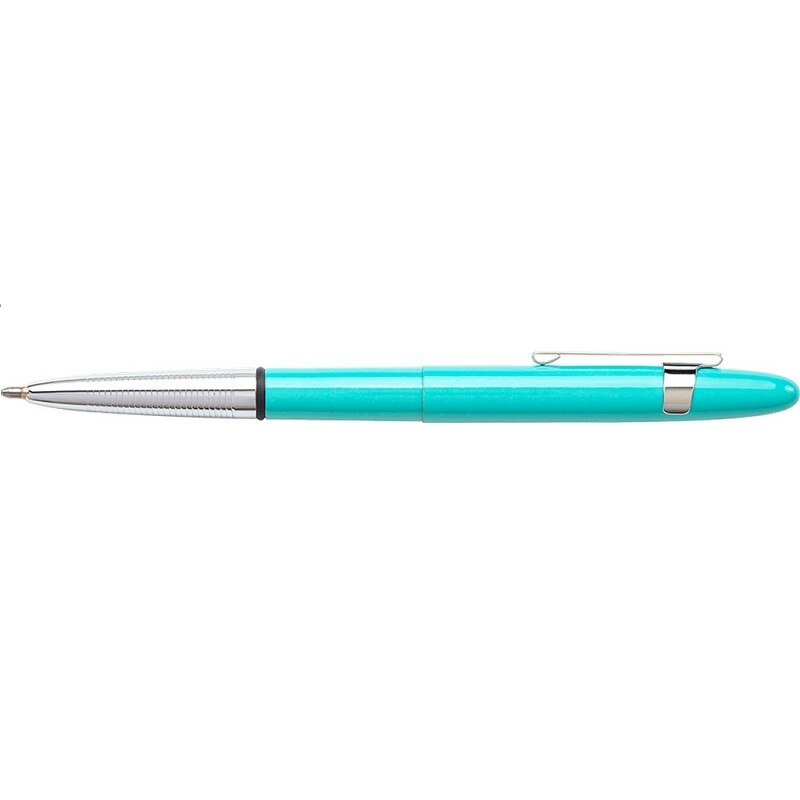 Pix Fisher Space Pen Tahitian Blue Bullet cu clip cromat 400TBLCL, cu ...