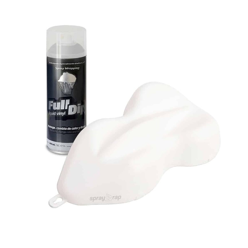 Spray Folie Lichida, Vinil Lichid, FullDip, White matt, Alb Mat, 400ml ...