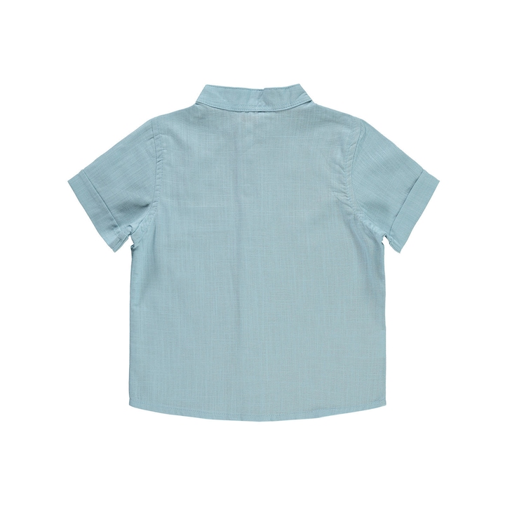 Camasa SOFT uni cu maneca scurta pentru copii/baietei, ERAKIDS, guler ...