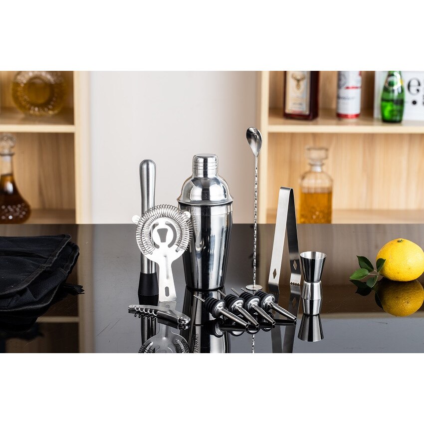 Set de barman, Whiskey Rocks, pentru bauturi, Cu carcasa, 12 piese ...