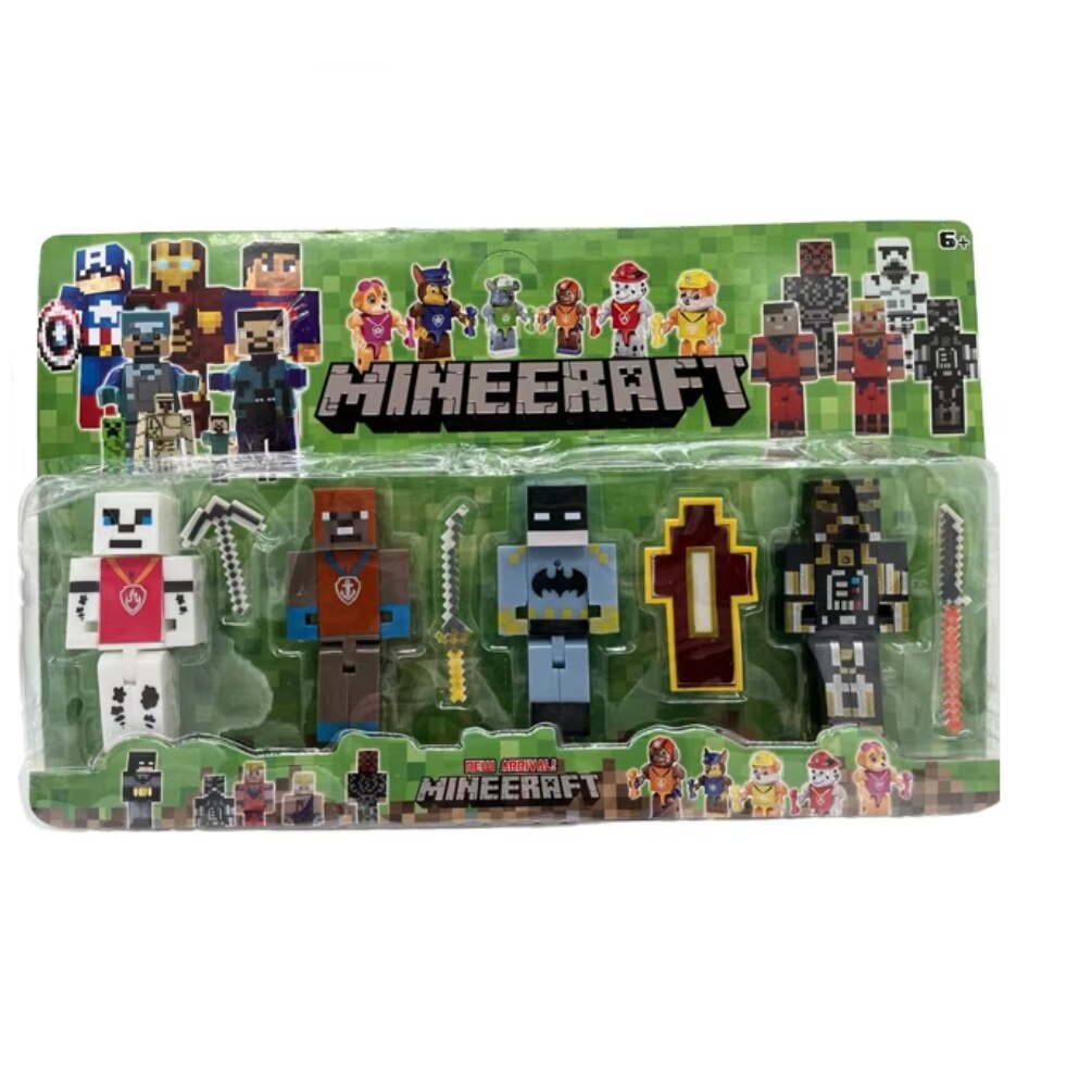 Set 8 Figurine Minecraft + Stumble Guys, Modele Surpriza Aleatorii, 10 ...