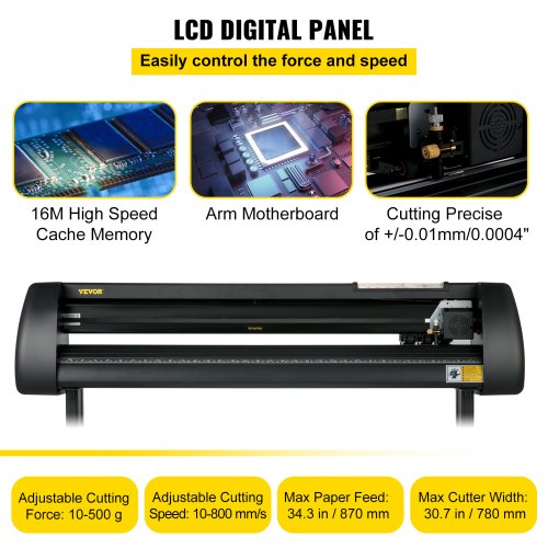 Plotter de taiat vinil, software Signmaster, taiere la 870 mm, suport ...