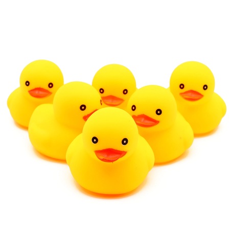 Set 6 ratuste galbene pentru baie 5.5 cm, Avaleea - eMAG.ro