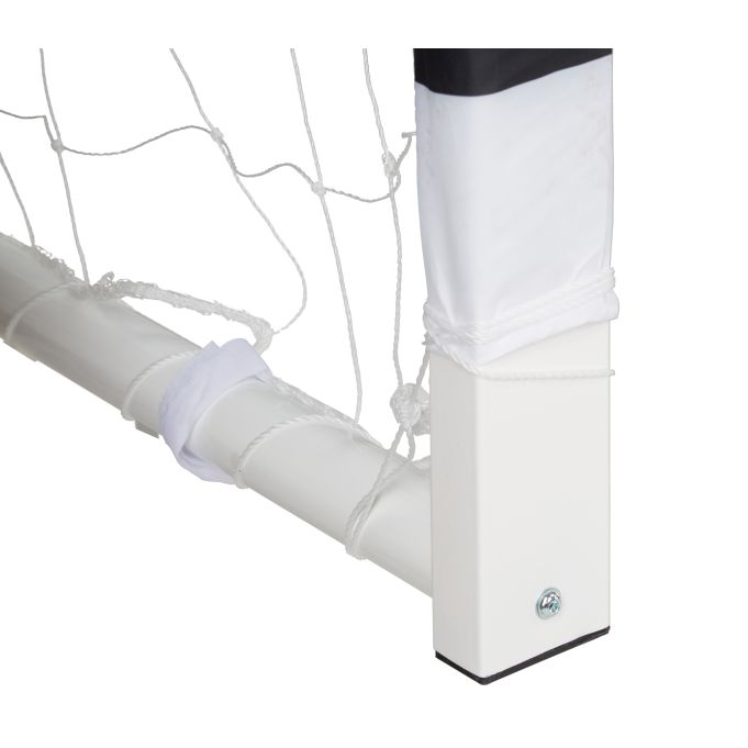 Poarta fotbal Relaxdays, pentru exterior sau sala, alb, 200 x 300 x 90 ...