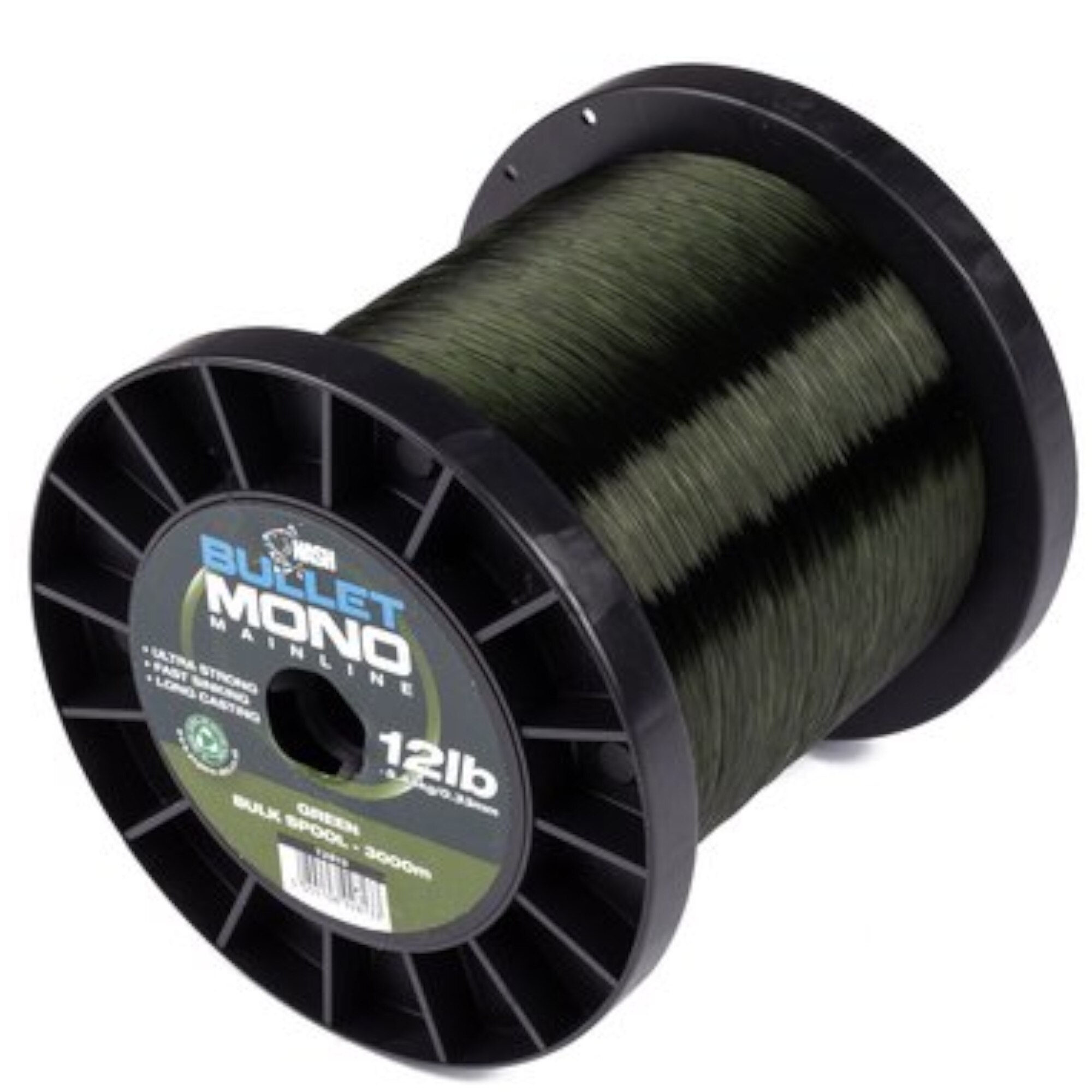 Fir Monofilament pescuit, Nash, Bullet Verde, 40 lb 0.40 mm 1000 m ...