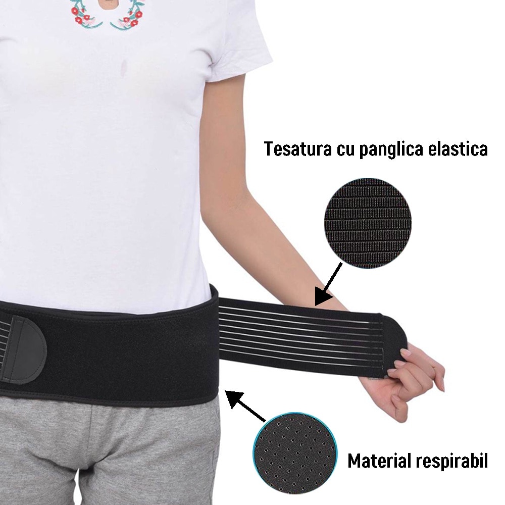 Centura lombara, Sundiguer, control burtica, reglabila, anti-pastile ...
