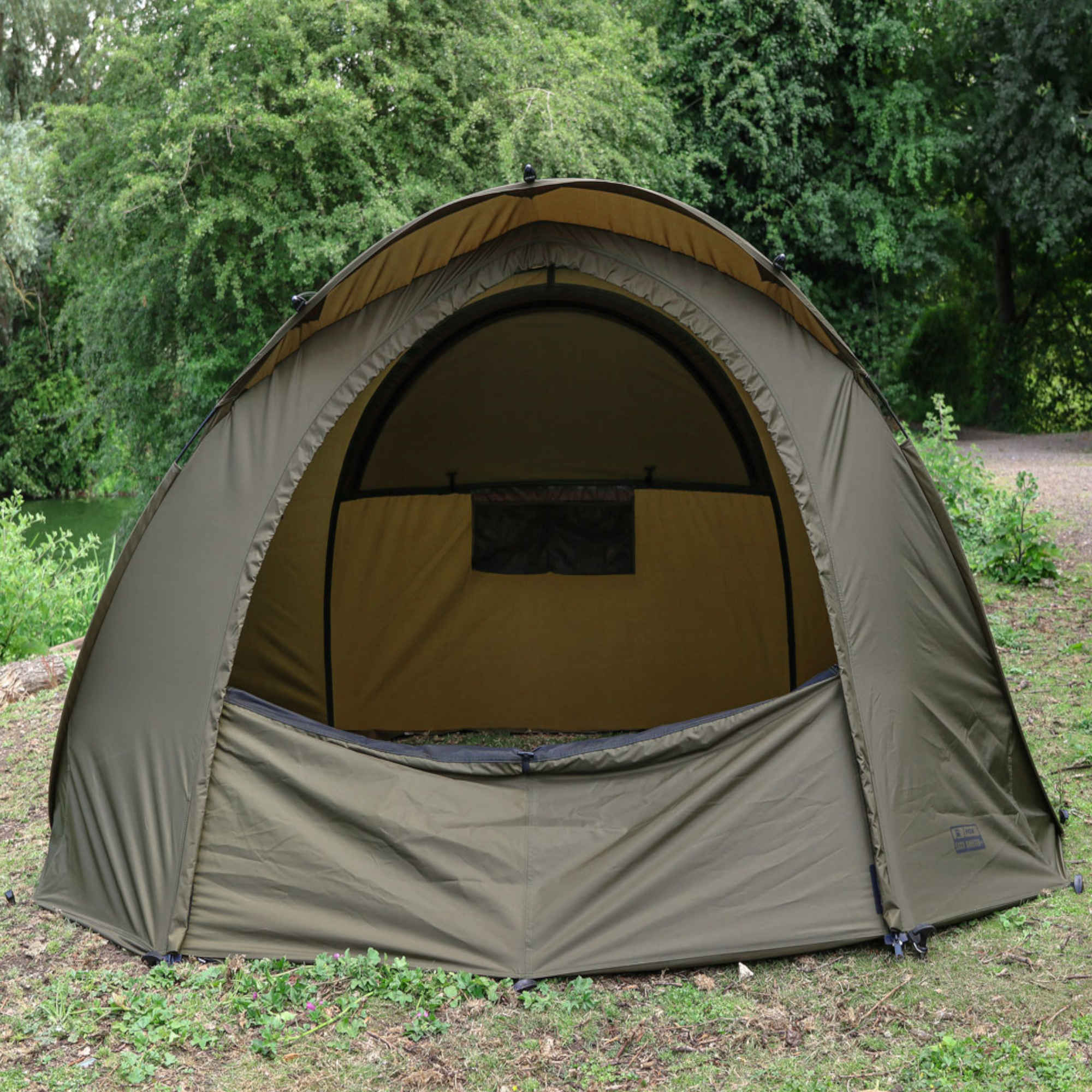 Cort Pescuit, Fox Easy Shelter +, impermeabil, Kaki - eMAG.ro