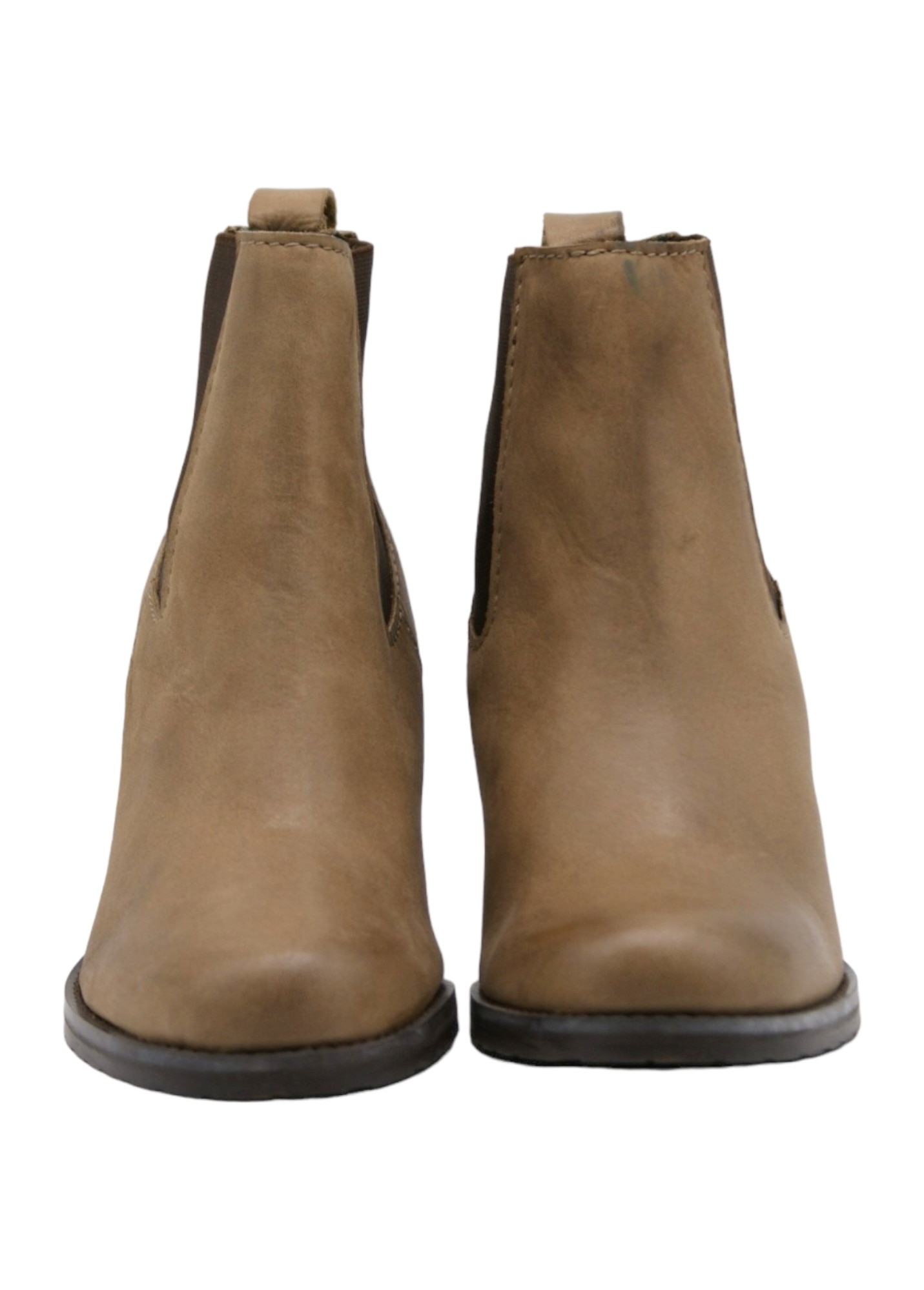 Botine, Gardenia Copenhagen, Alice Mid Zip Boot, Piele naturala, Gri ...