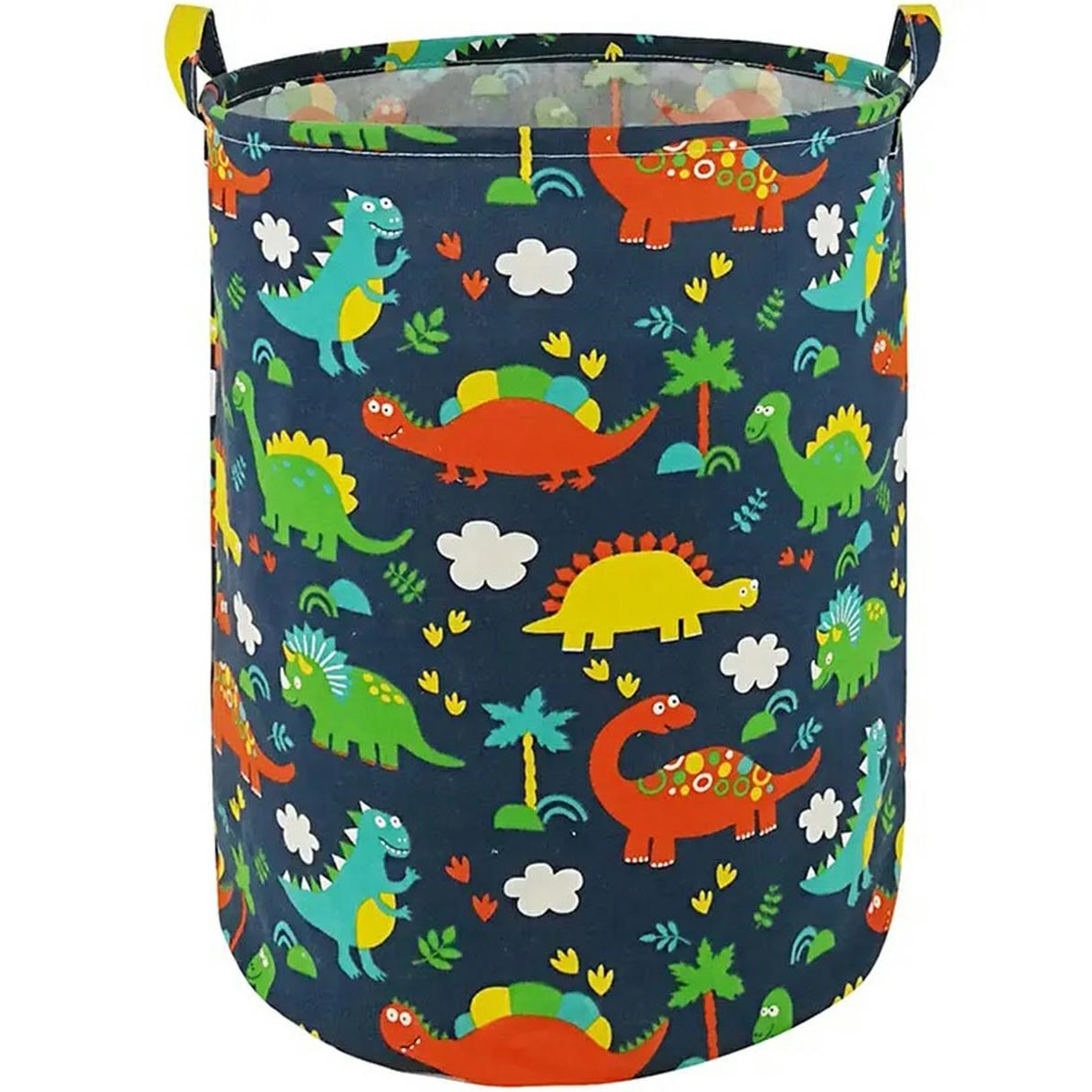 Cos de rufe/jucarii, Zola®, model dinozauri, 43x33 cm, multicolor - eMAG.ro